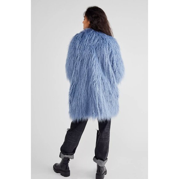 Free People | Jackets & Coats | Free People Renata Faux Fur Coat Size ...